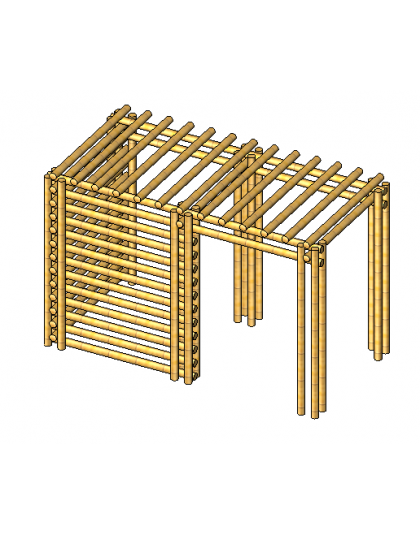 Pergolado revit - Familias Revit