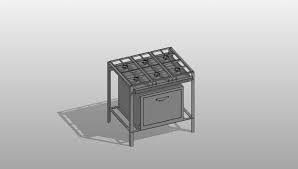 Fogão Revit - Projetos Revit Editáveis