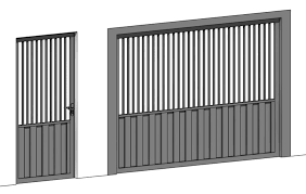 59 Portão De Garagem Revit - Projetos Revit Editáveis
