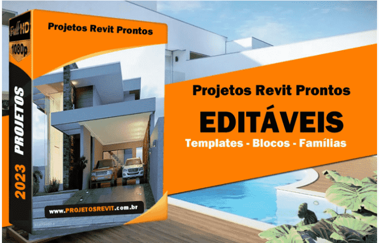 525 Projetos Revit Pronto e Editáveis 2023 – Baixe Agora