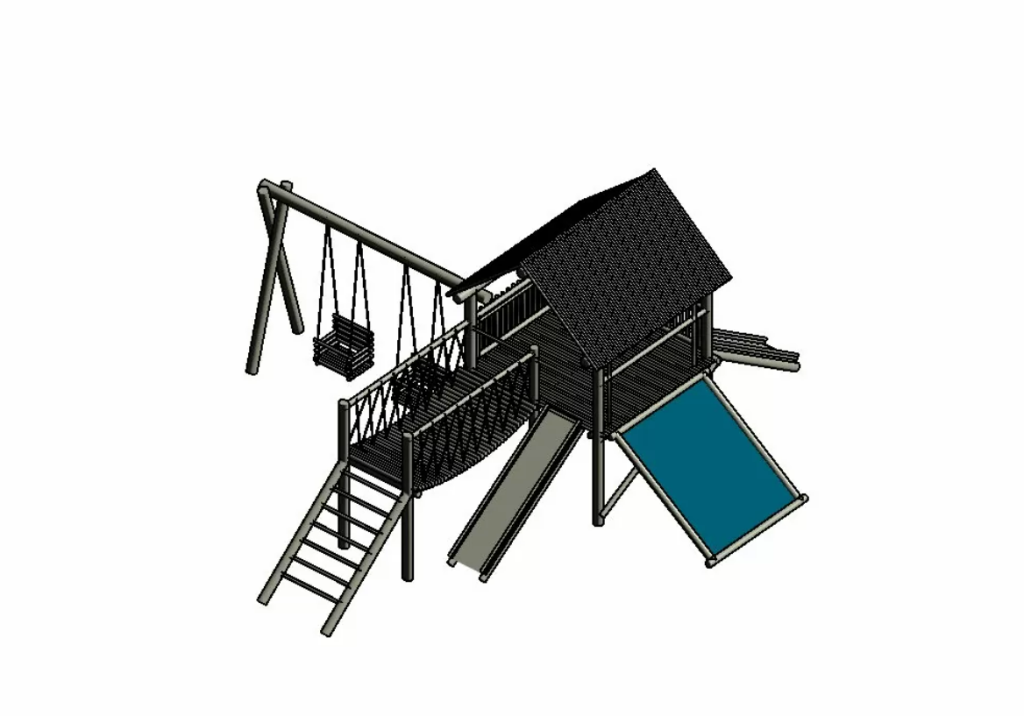Os 22 Melhor Parque Infantil Revit - Projetos Revit Editáveis